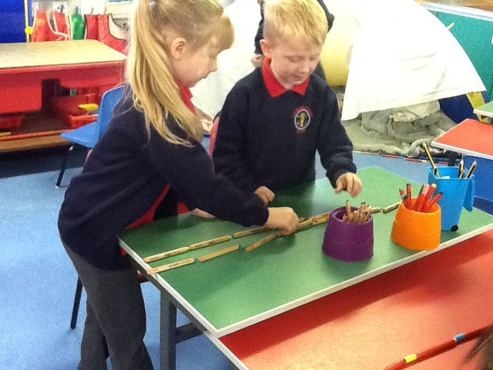 Measuring.